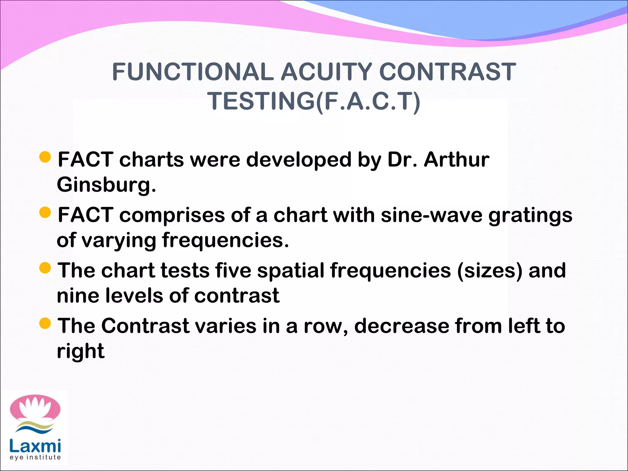 Contrast sensitivity | PPT | Eye and Vision Conditions | Diseases and ...