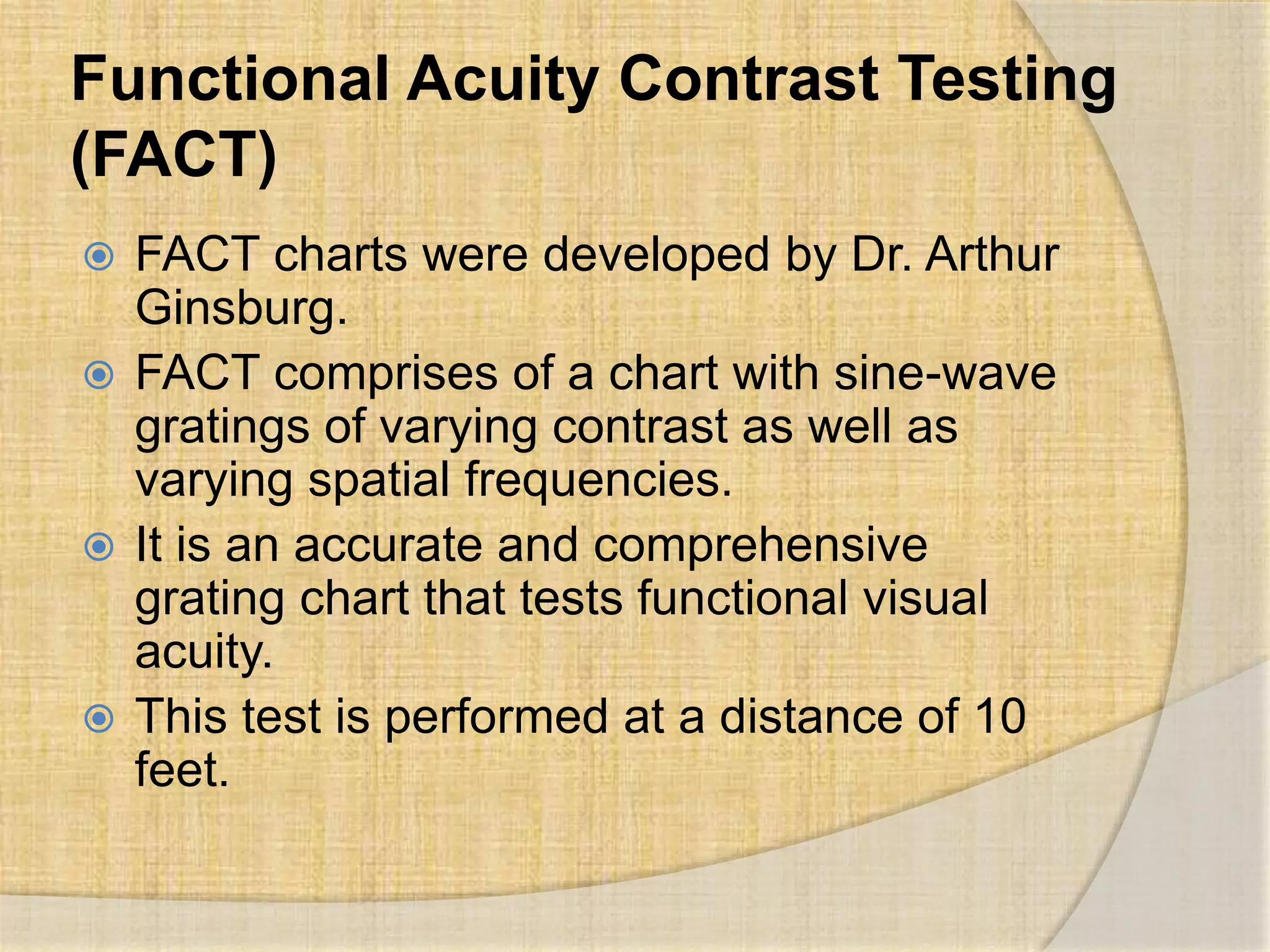 Contrast sensitivity | PPTX