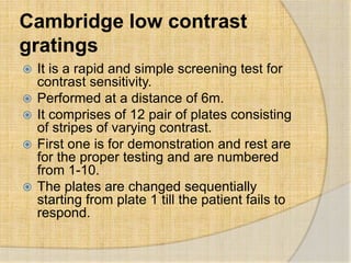 Contrast sensitivity | PPTX
