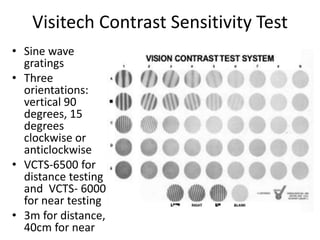 Contrast sensitivity | PPTX