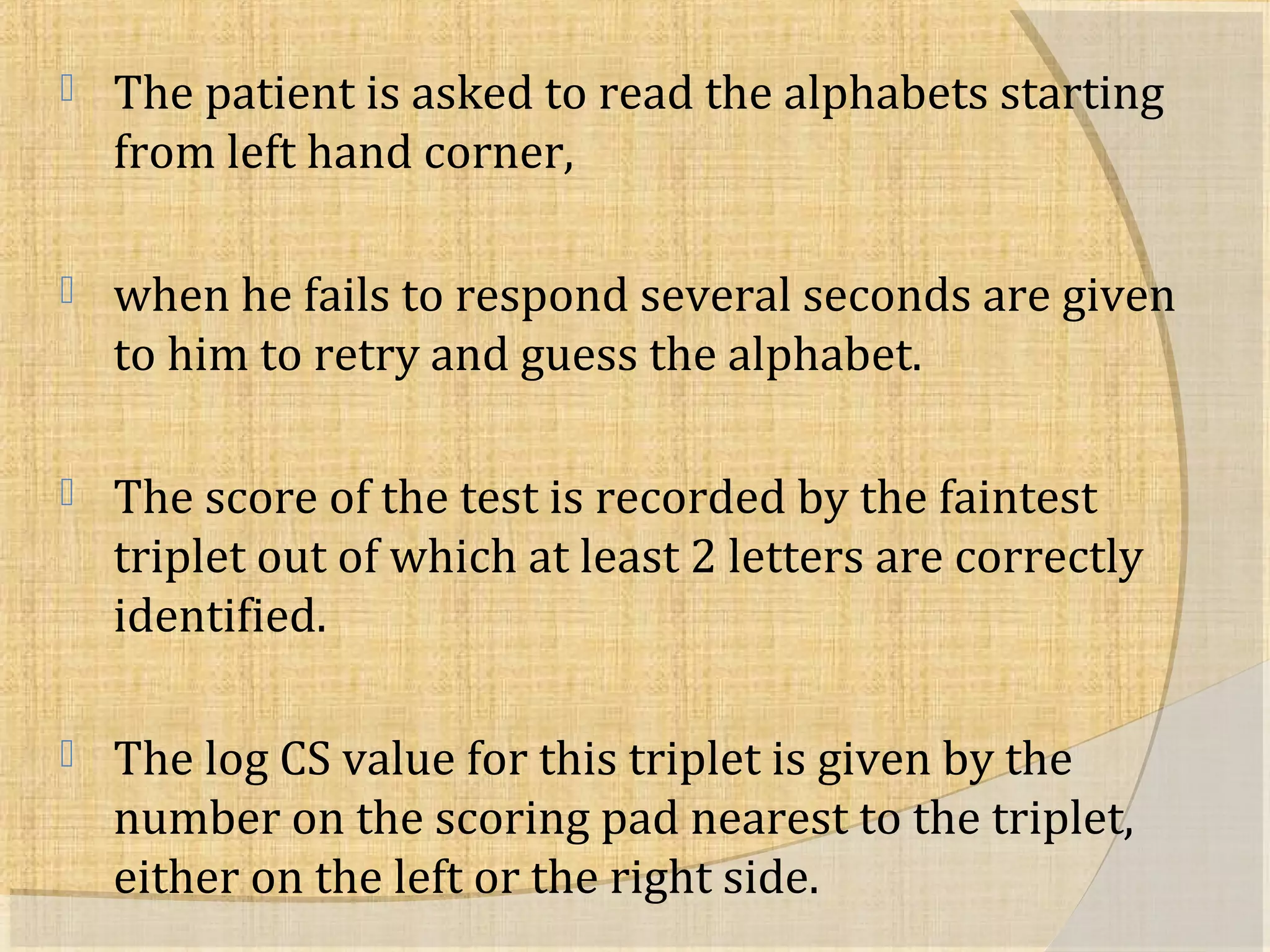 Contrast sensitivity 2 charts | PPT | Eye and Vision Conditions ...