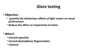 Contrast sensitivity, Clinical assessment of intra-ocular light scatter ...