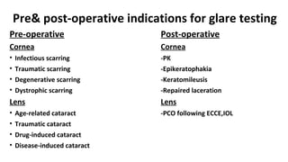 Contrast sensitivity, Clinical assessment of intra-ocular light scatter ...