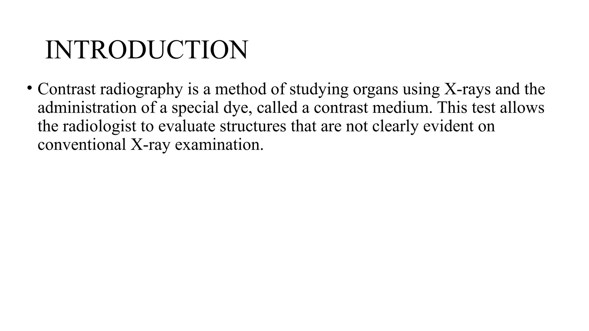 CONTRAST X RAYS-1.pptx for neet pg inicet preparation | PPTX