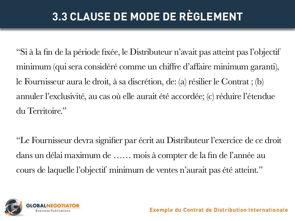 Contrat De Distribution - Modèle, Exemple Word Et Pdf - Wonder.Legal ...
