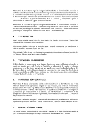 Contrato de Distribución Comercial | PDF