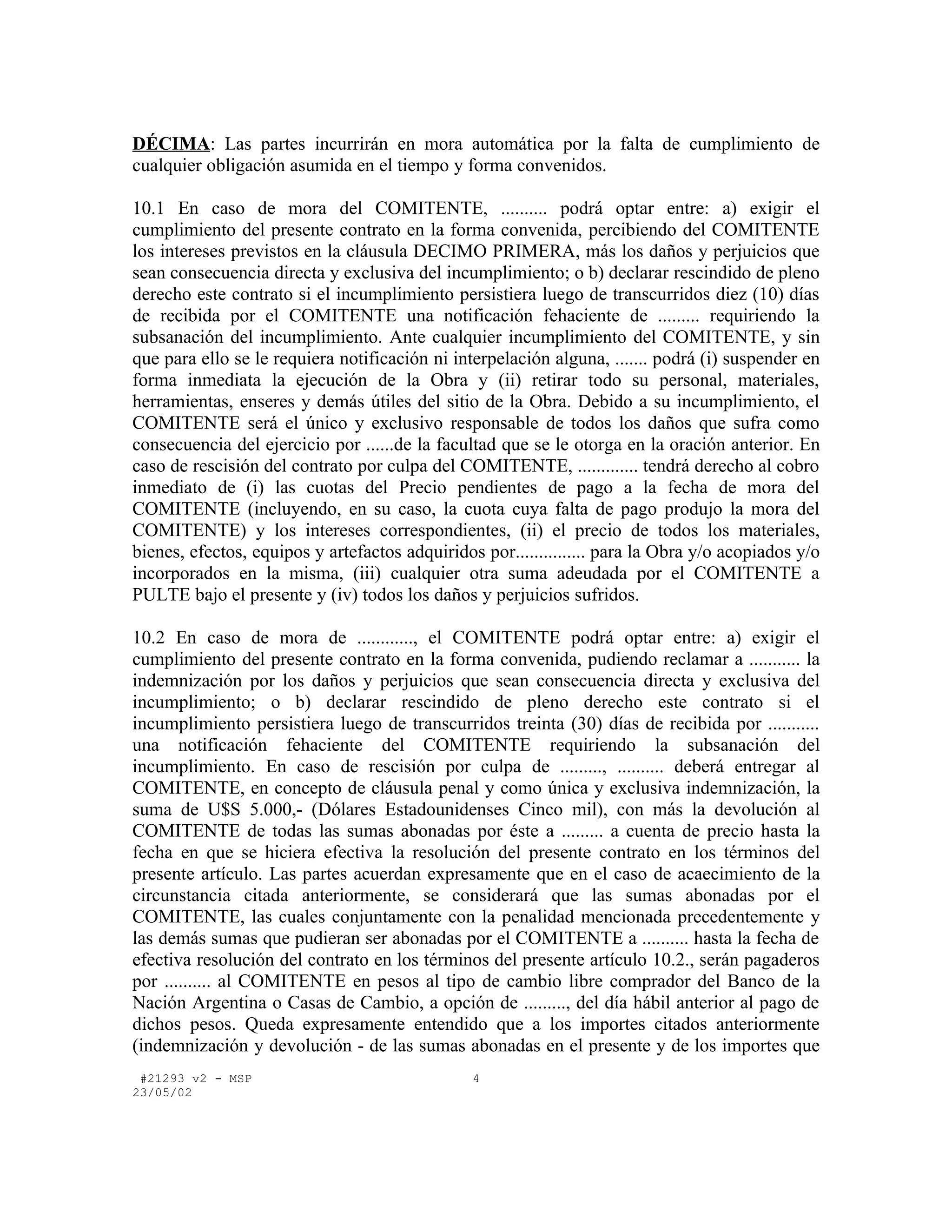 Contrato construccion llave_en_mano | DOC