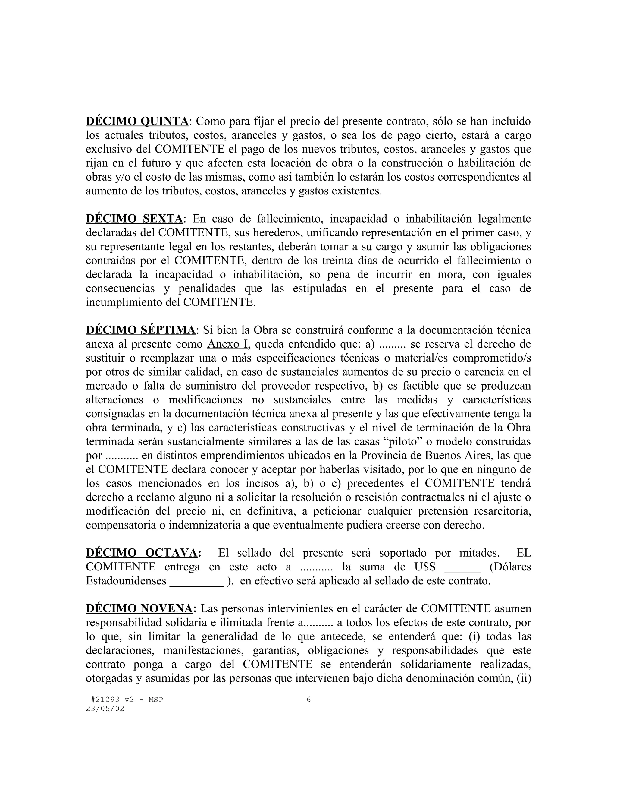 Contrato construccion llave_en_mano | DOC