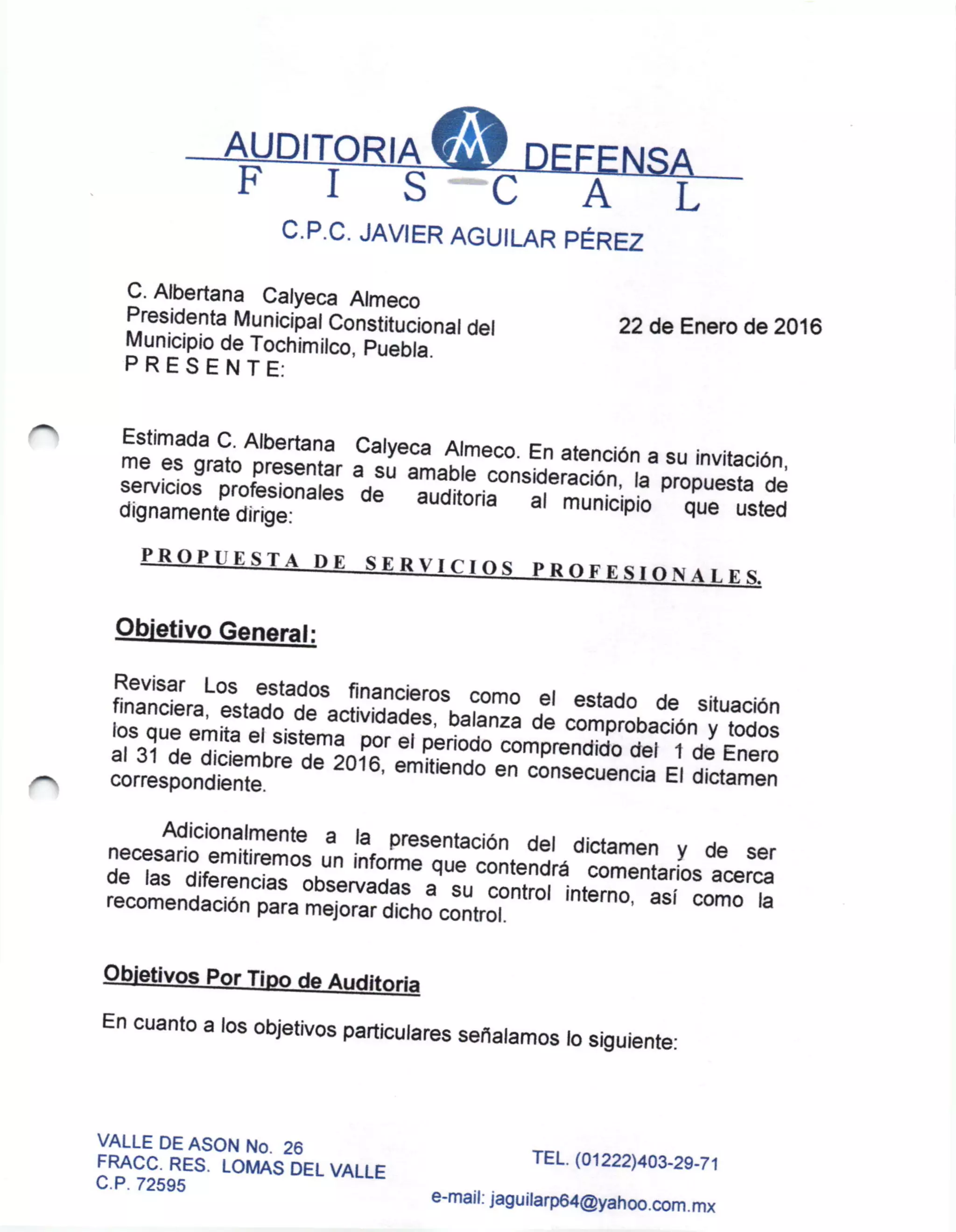 CONTRATO DE AUDITORIA EXTERNA 16 | PDF