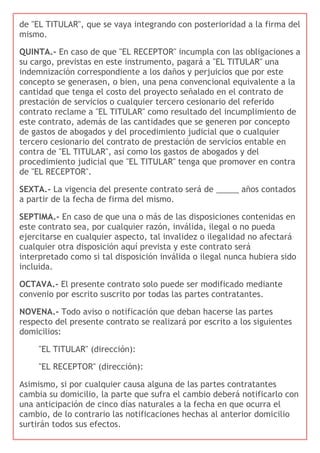 Contrato de confidencialidad | DOCX