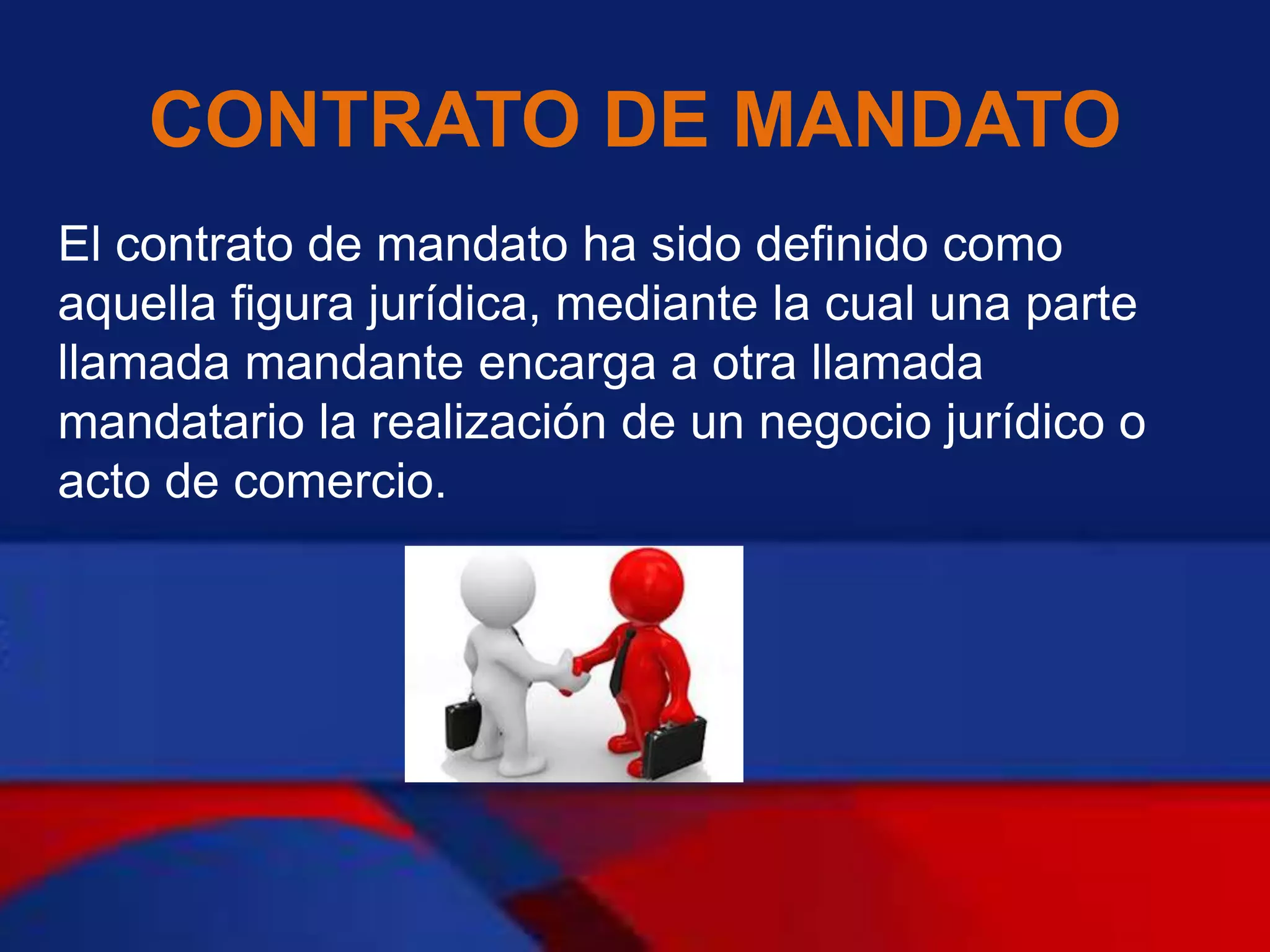 Contrato de mandato. | PPT