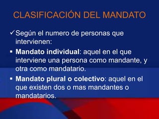 Contrato de mandato. | PPTX