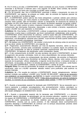 Contrato de prestac a o de servi ço educacional - 2016 - eago | PDF