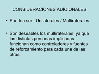 Contratos conductuales | PPT