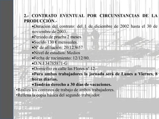 Contratos de duración determinada | PDF