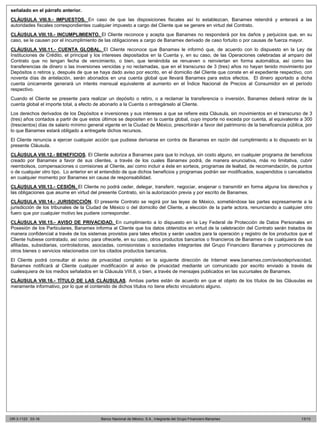 Contrato transfer banamex | PDF