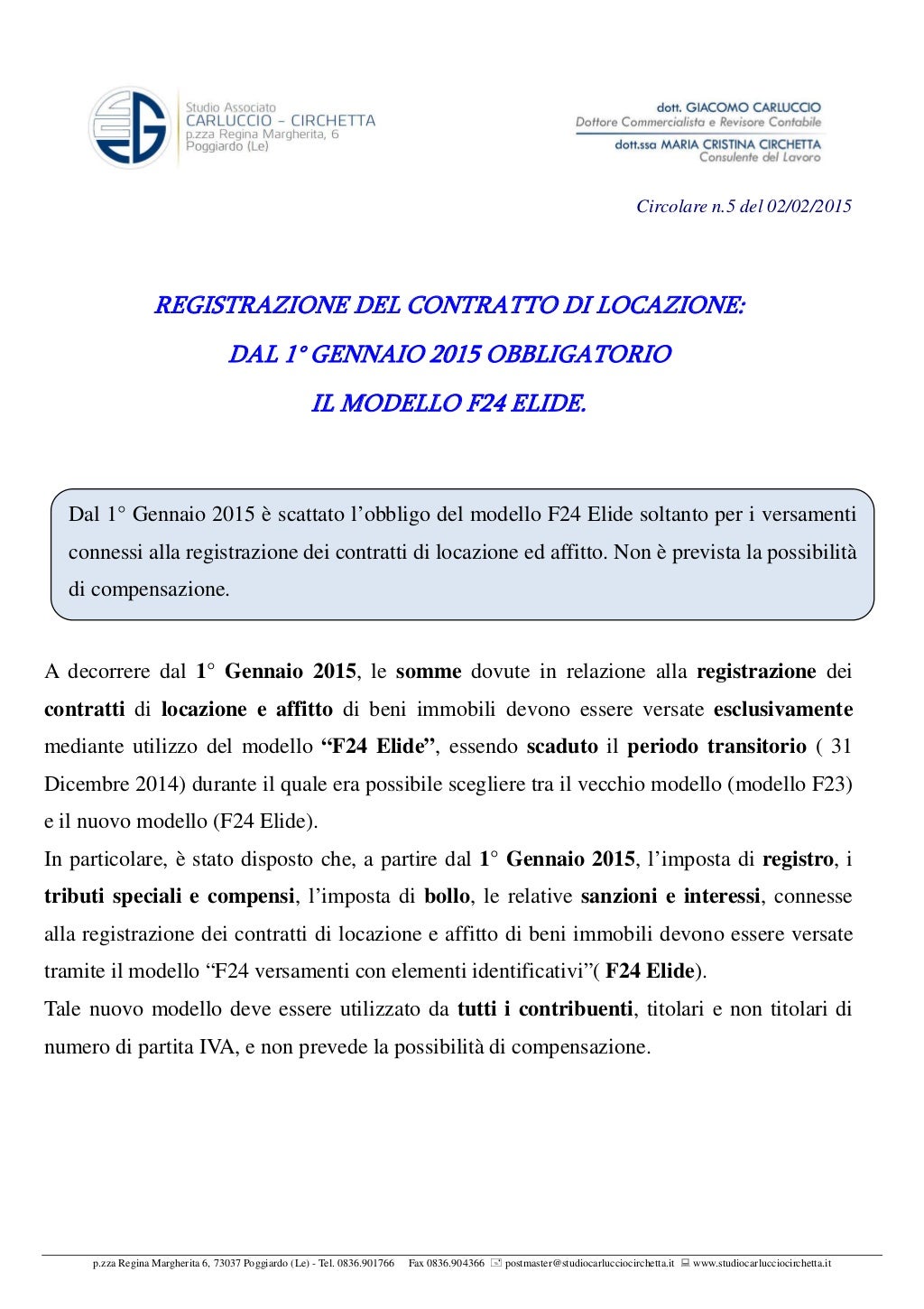 Contratto Di Locazione