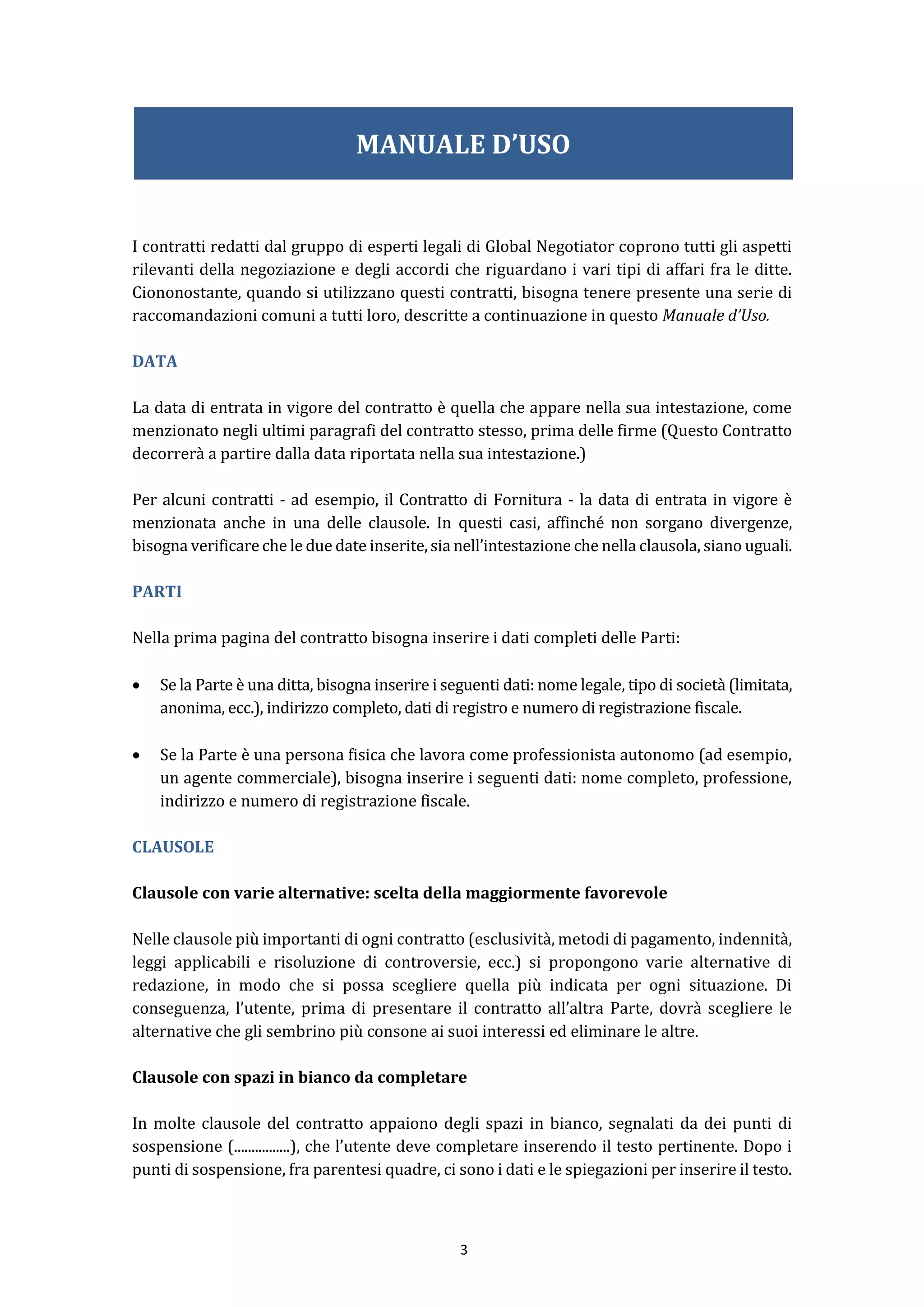 Contratto di Agenzia Commerciale Internazionale | PDF