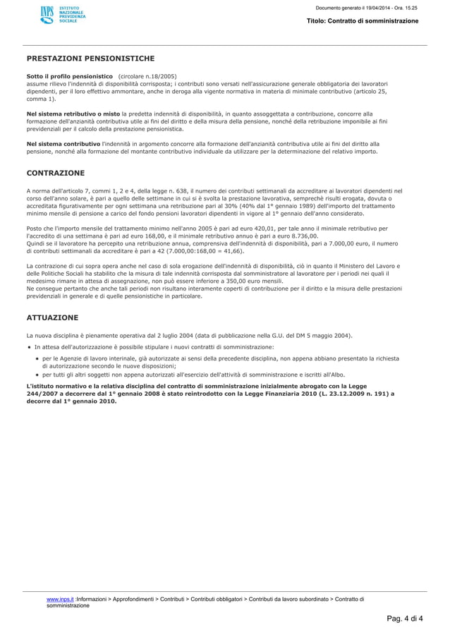 Contratto di somministrazione | PDF