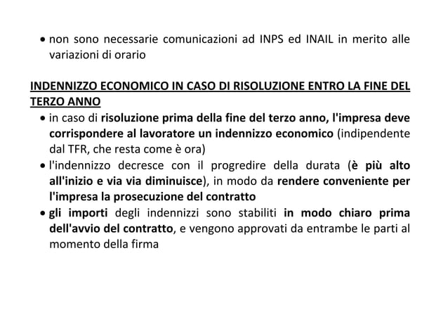 Contratto innovativo indeterminato | PDF