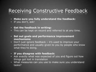 Contrcutive feedback (DAPS 5) | PPTX