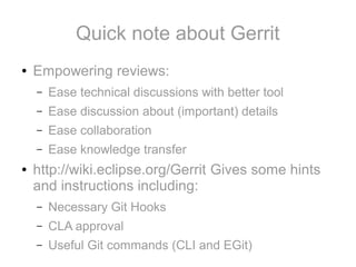 Contribute to Eclipse projects | ODP | Technology & Computing