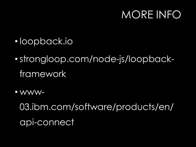Contributing To Strongloop Loopback And Other Open Source Projects Ppt