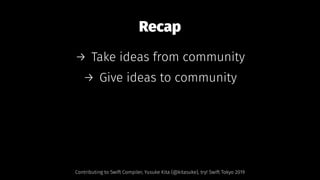 Contributing to Swift Compiler | PPT