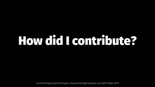 Contributing to Swift Compiler | PPT
