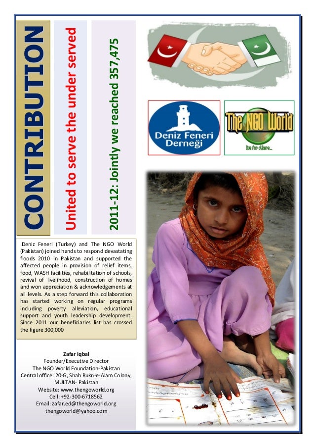 [NGO World] Jointly we served 300,000+ deserving in two years