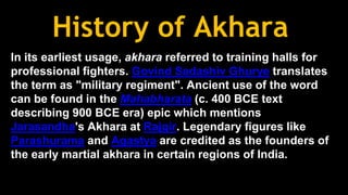 Contribution of akharas and vayamshala in India | PPTX
