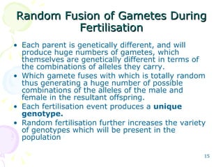 Random Fertilisation