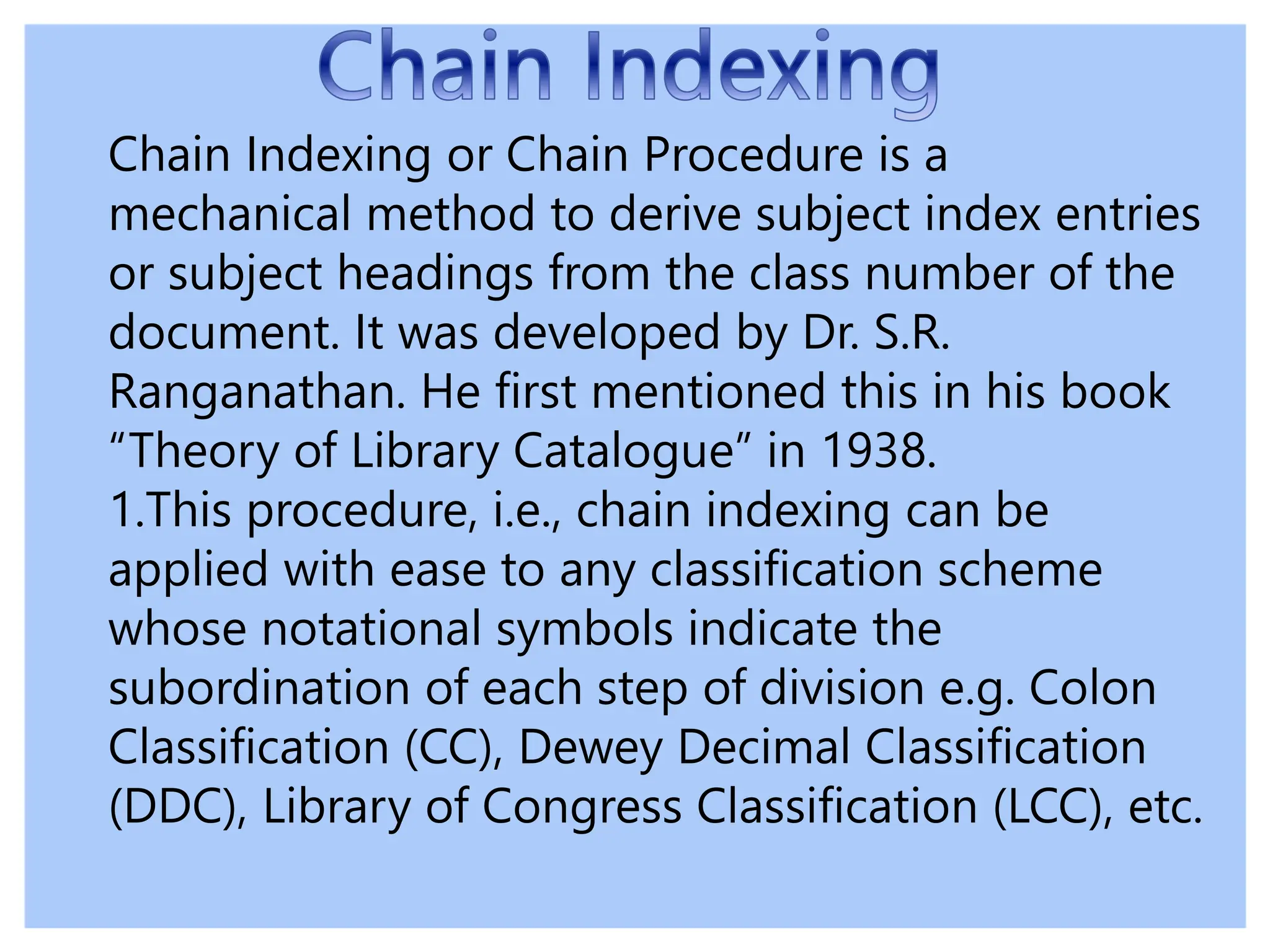 Contribution of Dr S.R. Ranganathan in Library Science field | PPTX