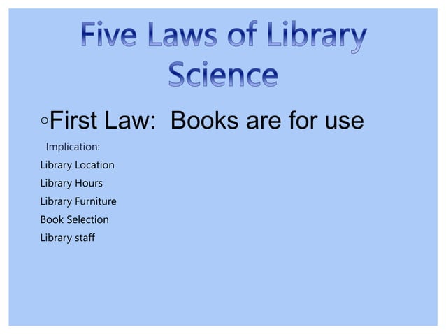 Contribution of Dr S.R. Ranganathan in Library Science field | PPTX | Law