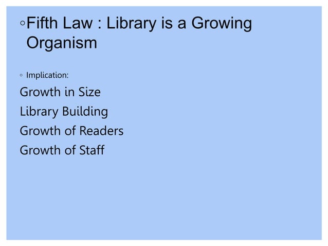 Contribution of Dr S.R. Ranganathan in Library Science field | PPTX | Law