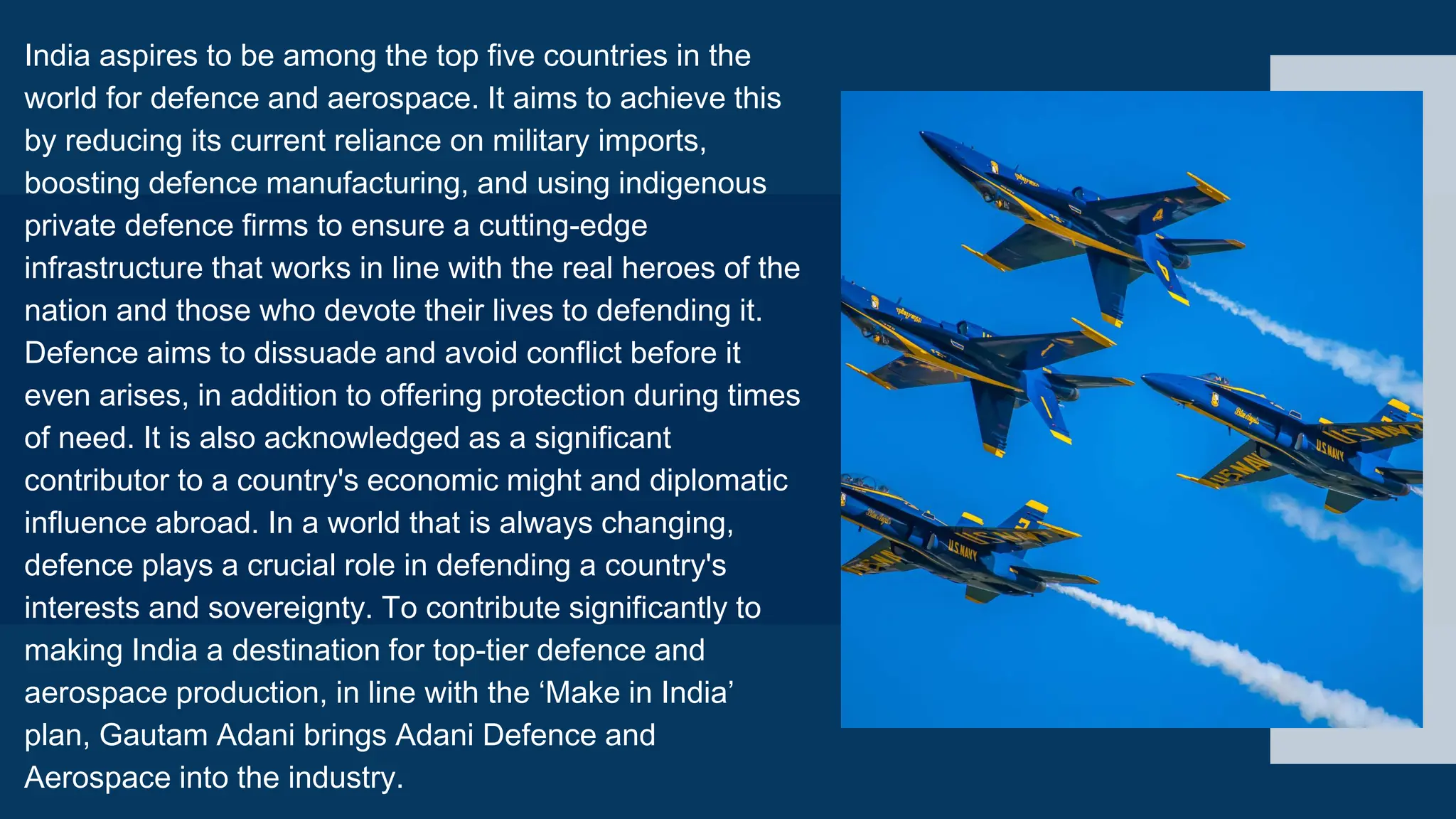 Contribution of Gautam Adani towards strengthening the country's ...