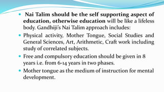 Contribution of indian educationists in early childhood education | PPTX