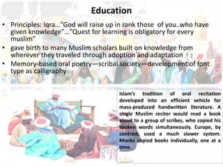 Contribution of islamic civilization to global development before | PPT