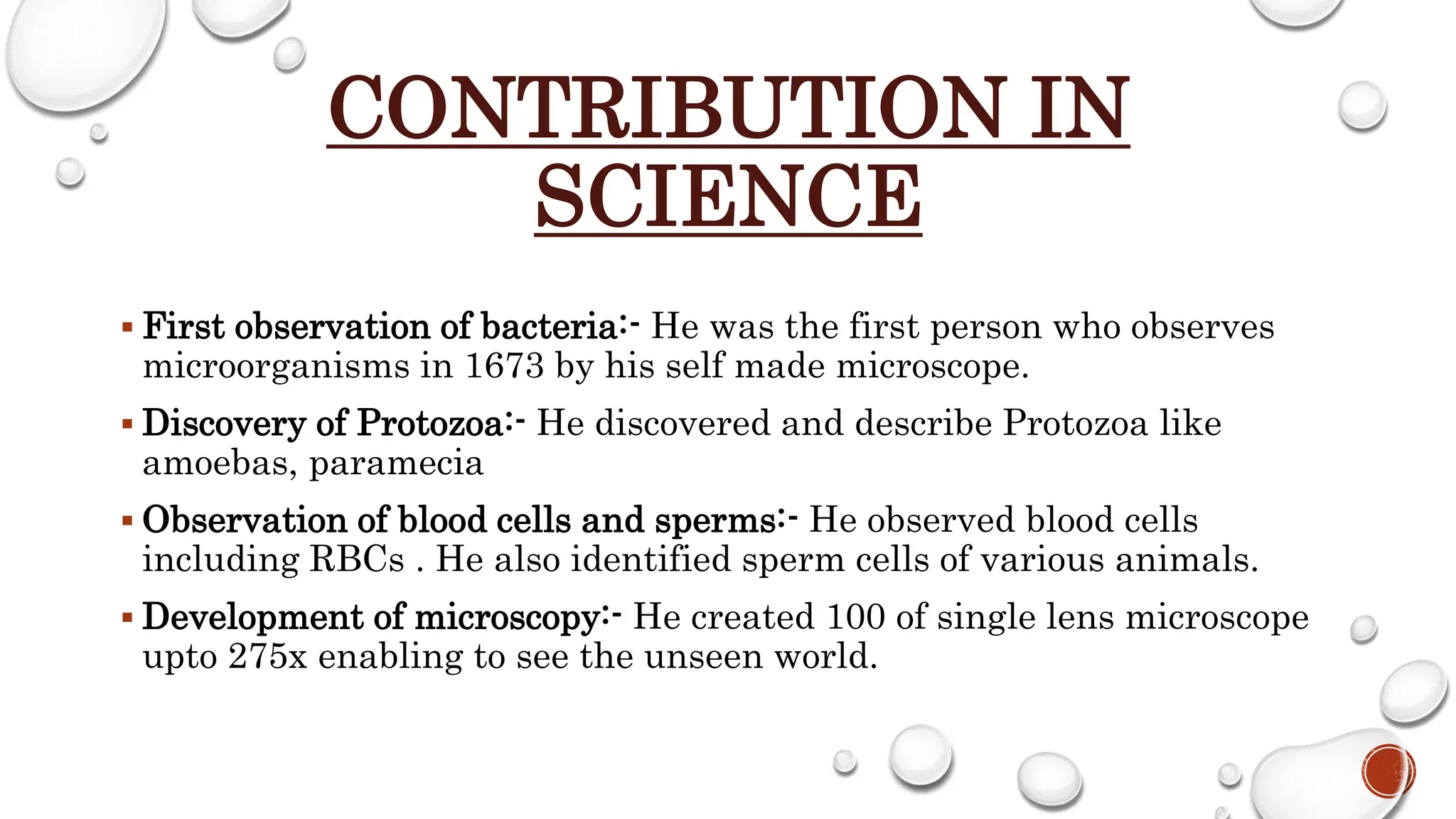 Contribution of Leeuwenhoek, Louis Pasteur, Robert Koch, Joseph Lister ...