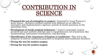 Contribution of Leeuwenhoek, Louis Pasteur, Robert Koch, Joseph Lister ...