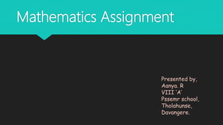 School Project-Mathematics-Contribution of mathematicians | PPTX