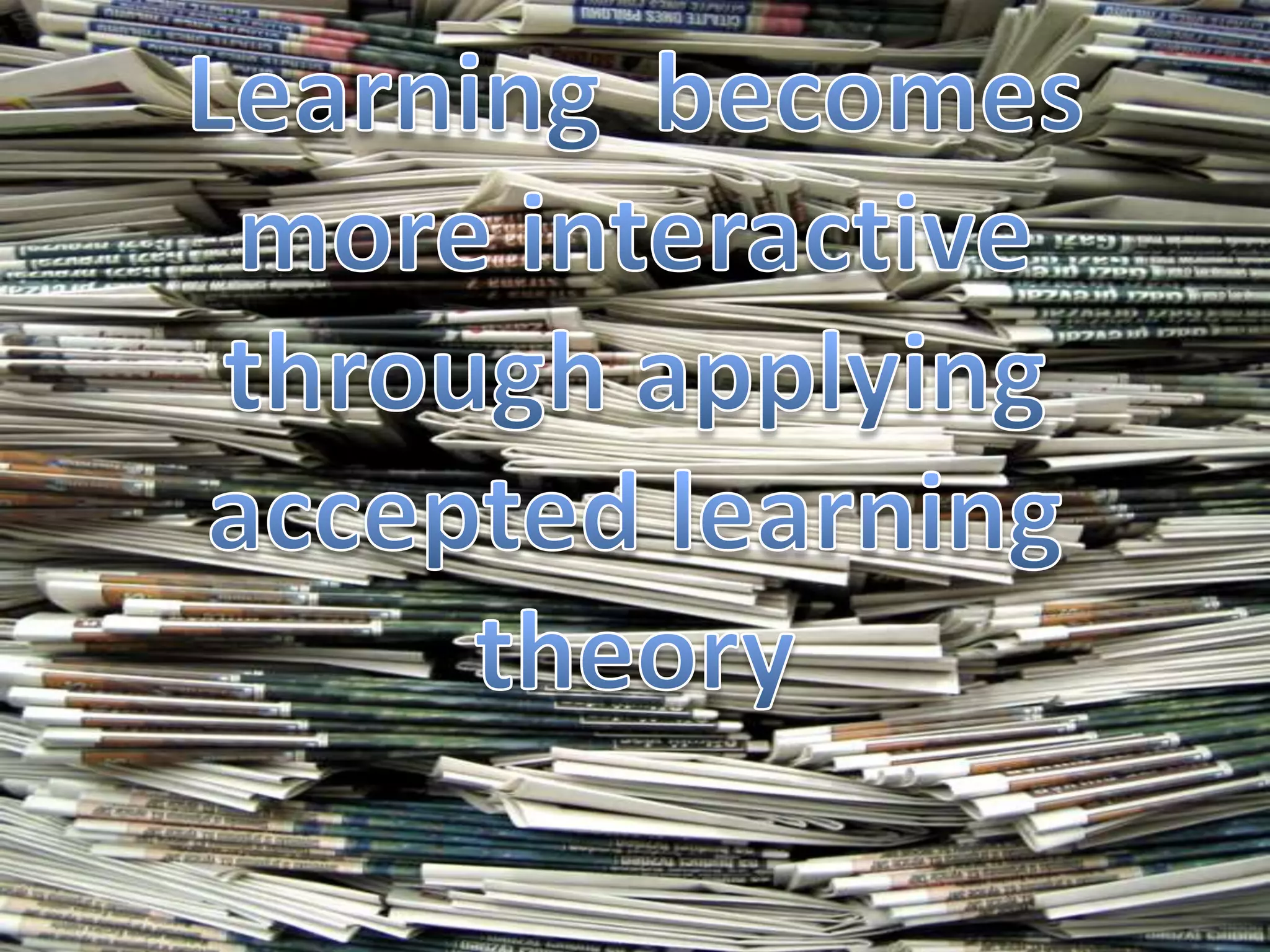 Contribution of media to the learning process | PPT
