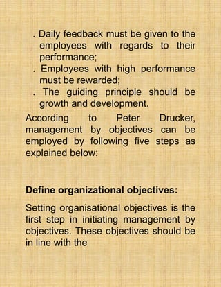 Contribution of Peter F Drucker | PDF