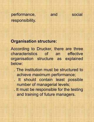 Contribution of Peter F Drucker | PDF