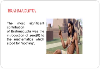 Contribution of roman and indian mathematician | PPT