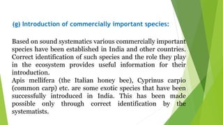 Contribution of systematics to biology by noor zada | PPTX