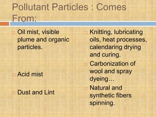 Contribution of textile industry in air pollution by Muhammad Fahad ...