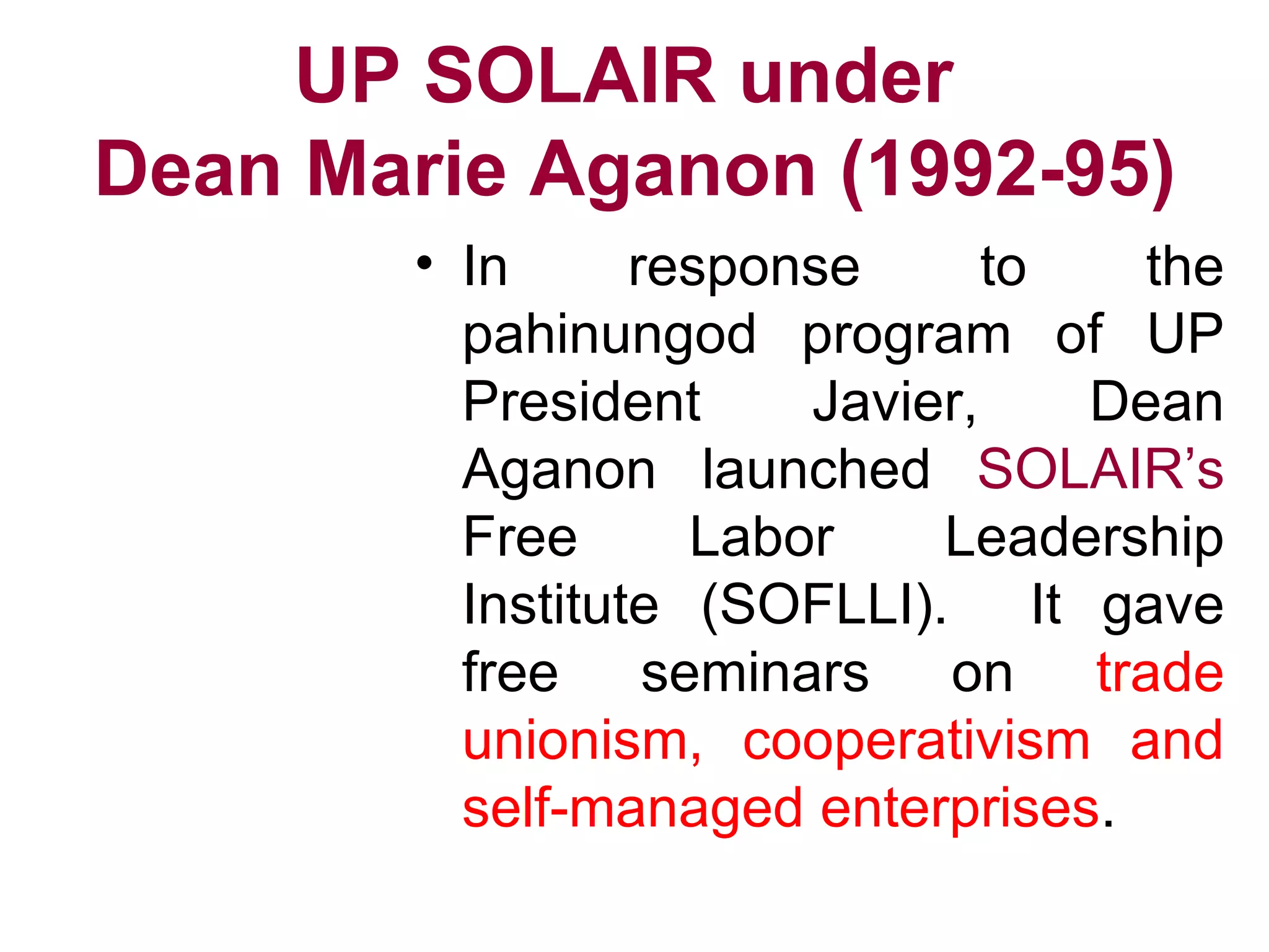 Contribution of up to labor empowerment | PPT