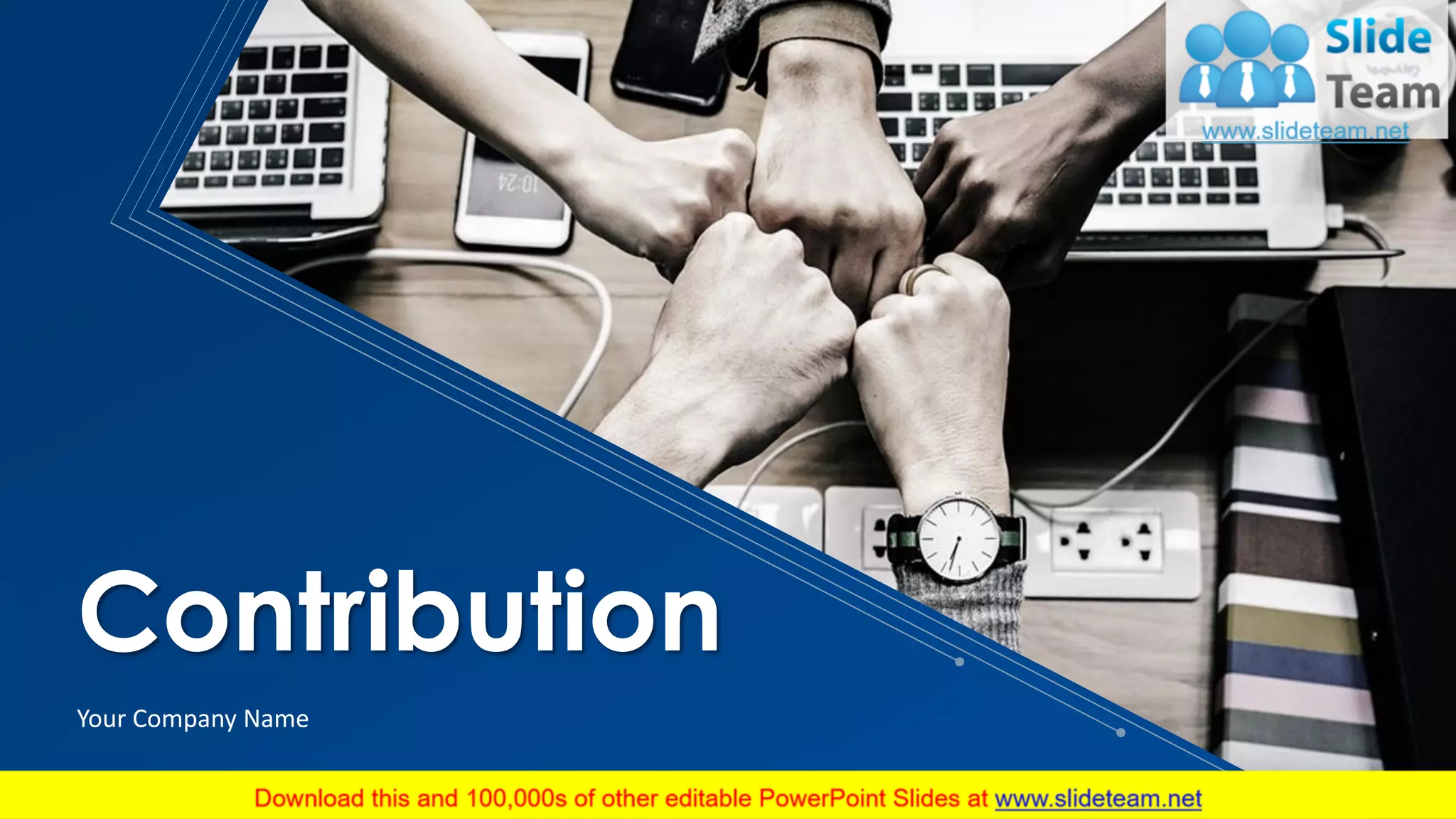 Contribution PowerPoint Presentation Slides | PDF