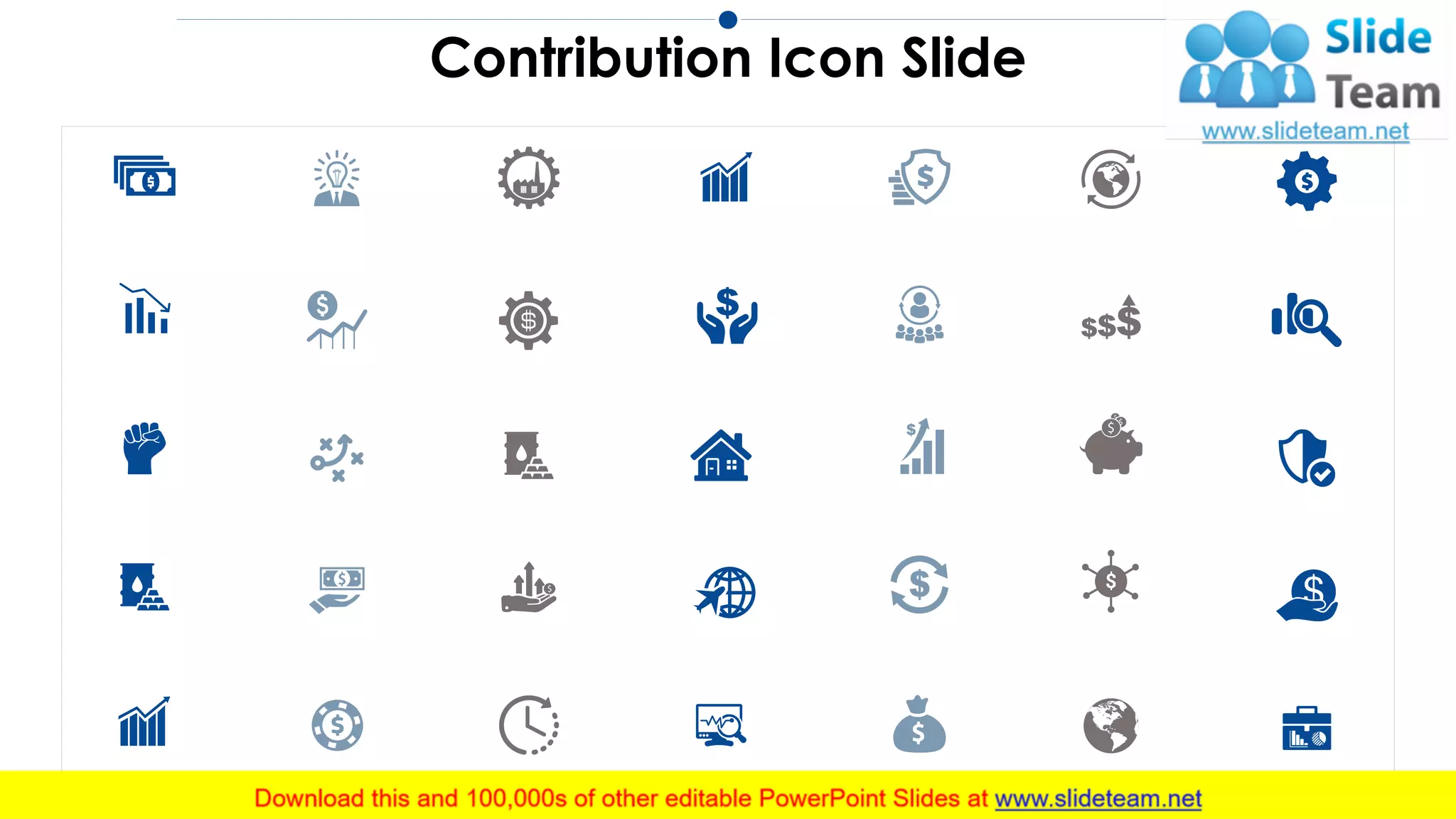 Contribution PowerPoint Presentation Slides | PDF